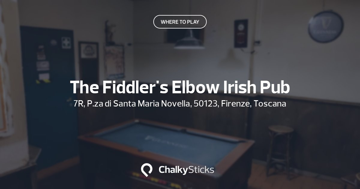 The Fiddler's Elbow Irish Pub | Play pool in Firenze, Toscana ...